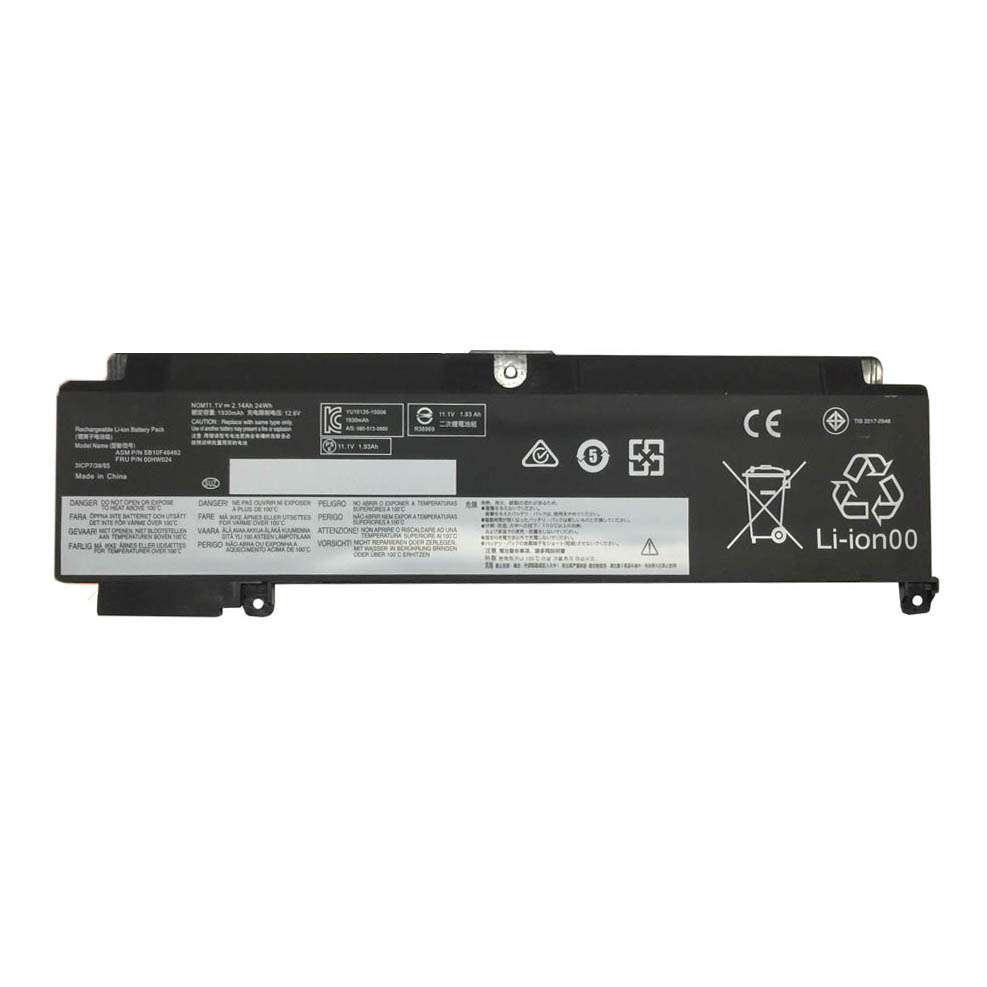 Pin Dùng cho Lenovo T460S (00HW024,00HW025) 24WH – BAMBA